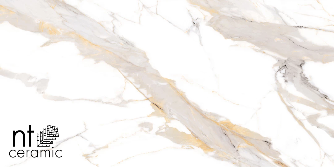 Керамогранит NT Ceramic Bright and Shiny Calacatta Light Grey mat ...